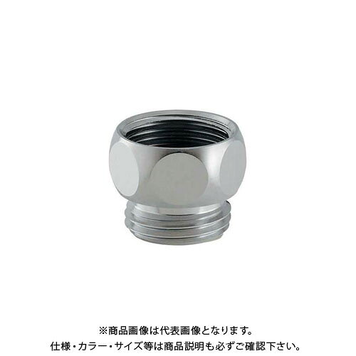 【メーカー】 ●(株)カクダイ 【特長】 ●取付簡単。 ●カクダイのシャワーホースとYuKo (2001年以前製造品)の混合栓接続用。 ●取付ネジG1／2×W21山18。 【仕様】 ●材質：黄銅 【特記事項】 ※ 商品画像および商品情報は、...