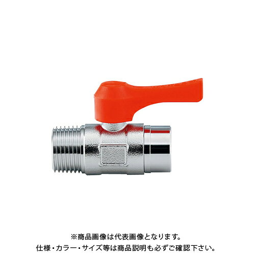【メーカー】 ●(株)カクダイ 【特長】 ●ワンタッチ着脱式ハンドル。 ●オレンジハンドル：反時計回り止水 【仕様】 ●呼：13R ●材質：黄銅 ●最高許容圧力：1.0MPa