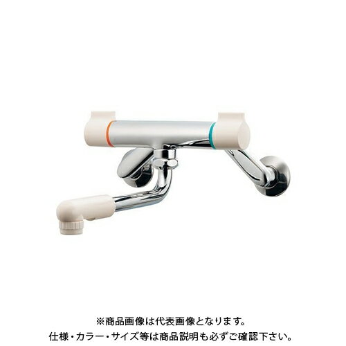 【メーカー】 ●(株)カクダイ 【特長】 ●上下組替え兼用タイプ。 【仕様】 ●寒冷地仕様 ●クランク水抜 ●上部；水側：104-015/湯側：104-016 ●クランク：101-411