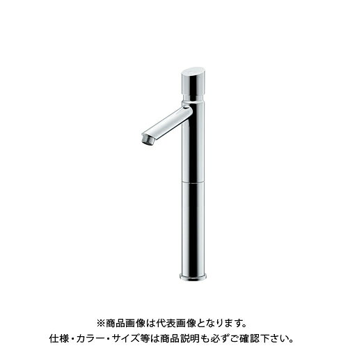 【メーカー】●(株)カクダイ【特長】●取付穴径22〜28ミリ・厚5〜35ミリ●水栓上部を押すと吐水、自動的に止水します。●吐水時間の調整(約5〜15秒)が可能です。