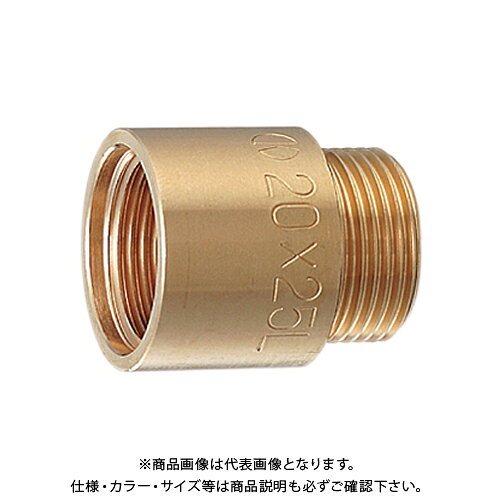 【メーカー】 ●(株)カクダイ 【特長】 ●配管継手。 【仕様】 ●呼径・持出し長さ(ミリ)：20・25 ●材質：黄銅