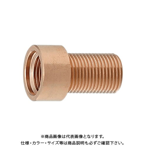 【メーカー】 ●(株)カクダイ 【特長】 ●壁の中に水栓取付ネジが埋まってしまった場合に使用します。 【仕様】 ●呼：13 ●穴径；六角対辺：12.5mm ●材質：青銅
