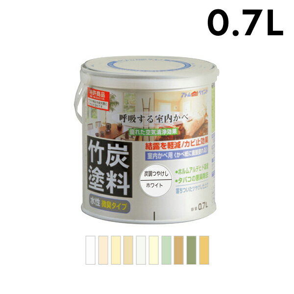 【メーカー】 ●アトムサポート(株) 【特長】 ●塗料の中に含まれている竹炭が湿度を調整、悪臭も除去してくれます。 ●一般的な室内かべ塗料と違い、竹炭の粒が塗料を塗った仕上がりとは思えない程の自然な仕上がり感を演出します。 ●炭の粒が塗料表...