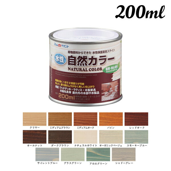 【メーカー】 ●アトムサポート(株) 【特長】 ●植物原料からできた安全性の高いステイン塗料。 ●食品衛生法の基準に適合しており、木製玩具にも使えます。 ●水性化により、自然塗料の欠点であった乾燥時間を大幅短縮。 ●薬剤不使用なのでペットや...