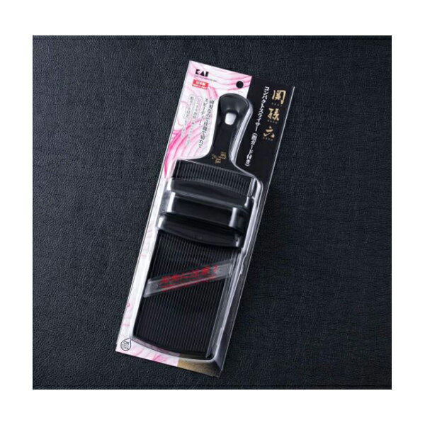 【メーカー】 ●貝印(株) 【特長】 ●使いやすいサイズと握りやすいハンドル形状にこだわった調理道具シリーズ。 【仕様】 ●サイズ：275×90×30mm ●重量：87g ●材質：刃部/ステンレス刃物鋼本体/ABS樹脂(耐熱温度100℃)指...