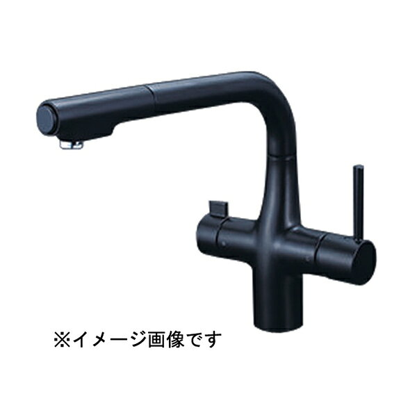 【メーカー】 ●(株)KVK 【特長】 ●ビルトイン浄水器用シングルシャワー付混合栓 ●吐水口回転規制160° ●逆止弁付 ●eレバー水栓 ●水栓と浄水器(Z38450)がセットになっています。 【仕様】 ●接続ねじ系：G1/2 ●取付穴径...