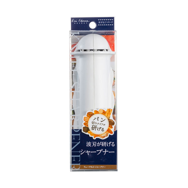【 メーカー 】 ●貝印 【 特長 】 ●刃線を崩すことなくタッチアップ。 ●従来の一般的な研ぎ器では波刃の頂点(凸)部しか研げず、凹部は全く研げませんそのまま研いでいくと波形状が崩れてしまい、切り刃の性能を損ねてしまいます ●貝印の独自の...