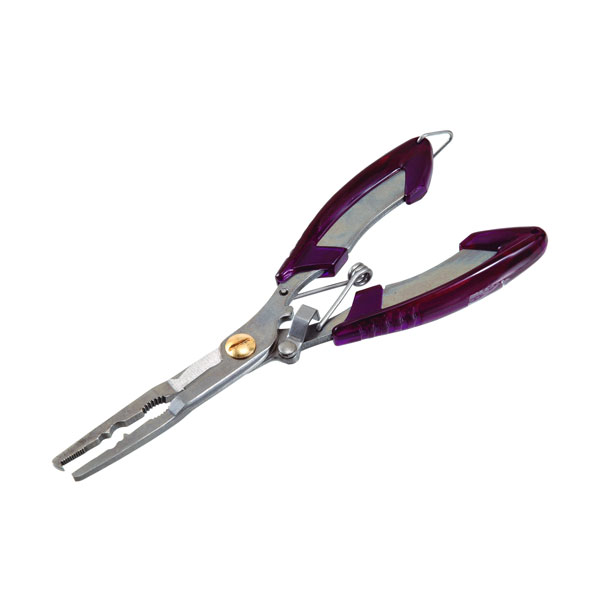 【 メーカー 】 ●豊光 【 特長 】 ●スプリットリング外しが付いたフィッシング用プライヤー。 ●プライヤーの先に、リング外しが付いたロングノーズの改良商品です ●握りやすいグリップと、強力スプリングが作業を助けます ●フィッシングやアウ...