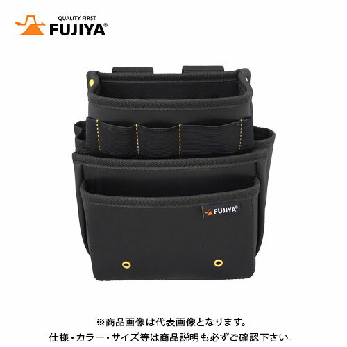 【メーカー名】 ●フジ矢（株） 【特長】 ●撥水性が高いPVC生地で水を弾きます。急な雨でも安心です。 ●泥、ホコリなどよごれても簡単に拭き取れます。 ●ニッパなどの先端が当たってこすれても破れにくい生地です。 ●男の装いBLACK×GOL...