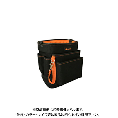 【メーカー名】 ●フジ矢（株） 【特長】 ●底の部分は型崩れしにくく、尖ったものでも貫通しない丈夫なEVA型押し素材を採用 ●前面のテスター入れポケット、テープフッカーなど、電気工事向けに特化した腰袋です ●開口部を低くした設計で工具の出し...