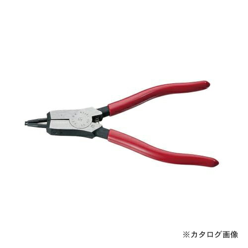 【メーカー】 ●（株）マルト長谷川工作所 【特長】 ●C型スナップリングの着脱用工具です。軸用（EXTERNAL）と穴用（INTERNAL）の2種類があり、用途に応じて直・曲のクローを交換できます。クローの先端をバックテーパー加工し、リング...