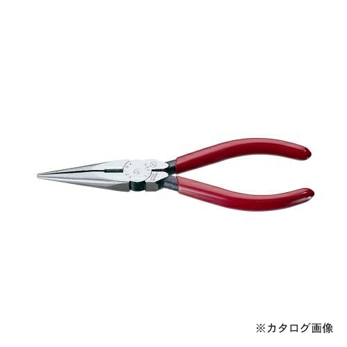 【メーカー】 ●（株）マルト長谷川工作所 【特長】 ●細い先端で様々な使われ方がされる工具です。強力用に設計されておりますので過酷な使用にも耐えられます。アゴ部の横溝はビニールコードの皮膜を砕いて剥離するとか圧着に使用します。特に先端の靭性...