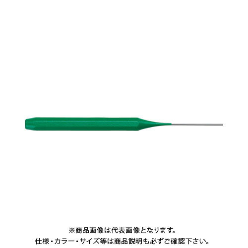 【メーカー】 ●PBスイスツールズ社 【特長】 ●色ごとにサイズ認識が可能です。 【用途】 ●ピンの抜き差し。 【仕様】 ●先端径(mm)：2 ●全長(mm)：150 ●幅(mm)：10 ●色：緑 ●軸長(mm)：40 ●サイズ(mm)：2...
