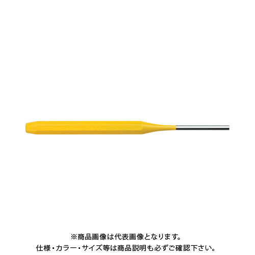 【メーカー】 ●PBスイスツールズ社 【特長】 ●色ごとにサイズ認識が可能です。 【用途】 ●ピンの抜き差し 【仕様】 ●先端径(mm)：4 ●全長(mm)：150 ●幅(mm)：10 ●色：黄 ●軸長(mm)：40 ●サイズ(mm)：4 ...