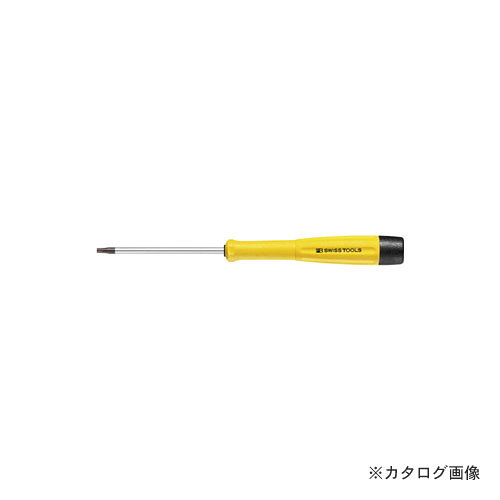 【メーカー名】 ●PBSWISSTOOLS 【特長】 ●弱電関連での作業に最適なESDタイプです。 ●静電気の帯電または放電が危険または損傷をもたらす可能性のある作業現場全般に適しています。 ●いじり止め付 【仕様】 ●サイズ：T10 ●適...