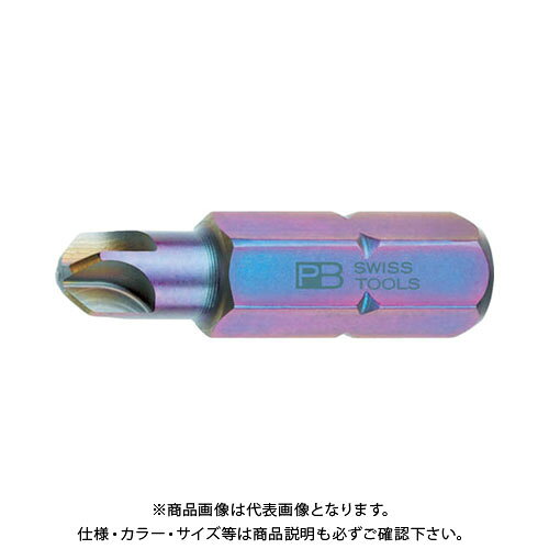 【メーカー】 ●PBスイスツールズ社 【特長】 ●強度と精度に優れた差込角1/4インチ(6.35mm)のビットです。 【仕様】 ●刃先：#2 ●全長(mm)：25 ●シャンク径：6.35mm 【原産国】 ●スイス 【質量】 ●5.000G