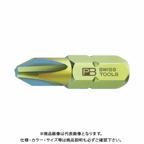 【メーカー】 ●PBスイスツールズ社 【特長】 ●強度と精度に優れた差込角1/4インチ(6.35mm)のプラスビットです。 【仕様】 ●刃先：[[+]]3 ●全長(mm)：25 ●差込角：1/4インチ(6.3mm)hex ●シャンク径：6....