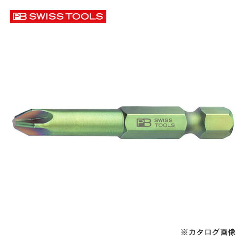 【メーカー】 ●PBスイスツールズ社 【特長】 ●強度と精度に優れた差込角1/4”(6.35mm)の段付きポジドライブビットです。 【仕様】 ●サイズ：PZ1 ●軸径(φmm)：5 ●軸長(mm)：24 ●全長(mm)：50 ●質量(g)：...