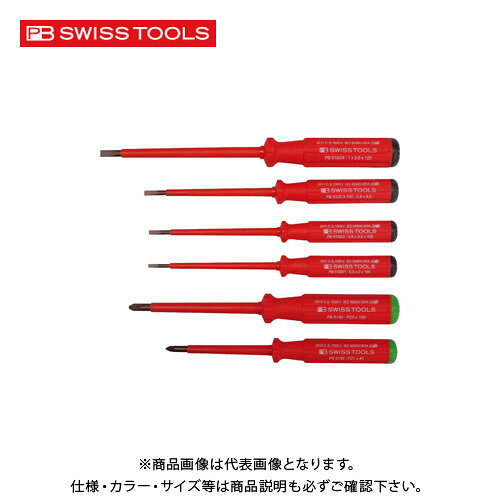 【メーカー】 ●PBスイスツールズ社 【特長】 ●電設設備の点検作業等を行う際に作業者の感電を防止し、作業者の安全を確保します。 ●快適な握り心地のいSwissGripとNo.100タイプのスリムなハンドルの特長を併せ持っています。 ●全品...