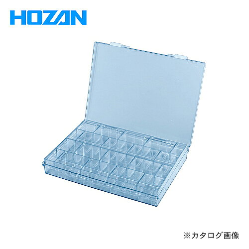 【メーカー】 ●ホーザン（株） 【仕様】 ●外形寸法：254（W）×41（H）×185（D）mm ●内容量：1.5L ●重量：545g ●材質：ABS ●内容：B-212 内箱B×2個（仕切板16枚付） ●ESD管理値：点間抵抗 Rp≦1×...