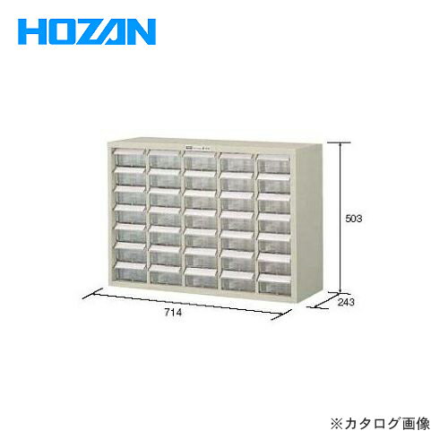 【メーカー】 ●ホーザン（株） 【特長】 ●B-10 用交換部品 【仕様】 ●各引出しに仕切板2枚が付属しています。 ●引出し数：35 ●重量：23kg 【関連商品】 ホーザン HOZAN 外箱(B-50用) B-359 ホーザン HOZA...