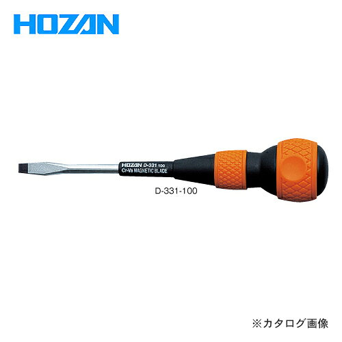 【メーカー】 ●ホーザン（株） 【特長】 ●握りやすいクッショングリップ ●柔らかいクッショングリップは握りやすくムダなく回転力を伝えます。 ●軸はクロムバナジウム鋼※1採用。 【仕様】 ●先端サイズmm：−6.0×1.0 ●全長mm：20...