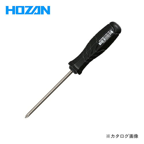 【メーカー】 ●ホーザン（株） 【特長】 ●奥まった所のねじに最適な、ひとまわり細い軸を採用しています。 【仕様】 ●軸長(mm):100 ●刃先:[[（+）]]No.2 ●全長(mm):200 ●ハンドル径(mm):30.0 ●軸径(mm...