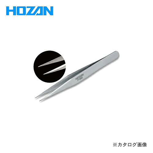 【メーカー】 ●ホーザン（株） 【特長】 ●精密加工技術により先端がぴったり合います。 ●非磁性です。 ●耐食性、耐薬品性に優れています。 【用途】 ●小型パーツのピックアップ。 【仕様】 ●先端:直型 ●全長(mm):120 ●幅(mm)...