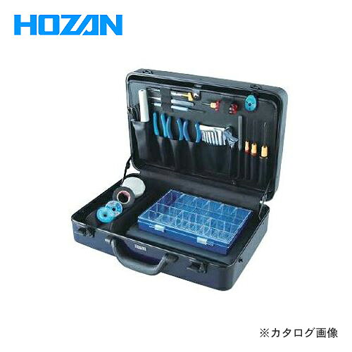 【メーカー】 ●ホーザン（株） 【特長】 ●大容量ハードケース入りのスタンダードセット ●小物整理に便利なパーツケース付属 【仕様】 ●重量：4.3kg ●工具差し付属 ●セット内容：別途画像参照 【関連商品】 ホーザン HOZAN (海外...