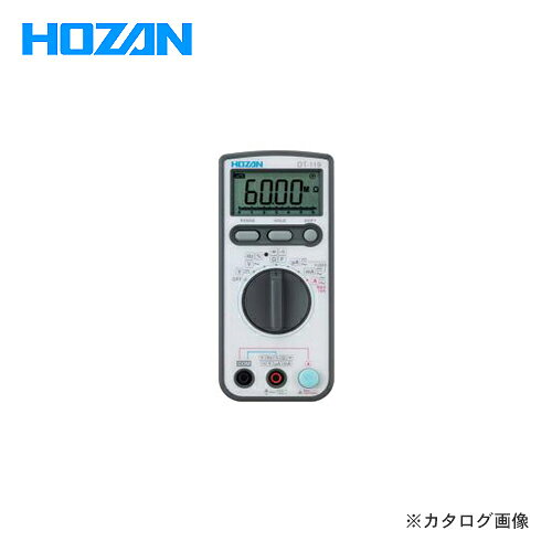 【メーカー】 ●ホーザン（株） 【特長】 ●直感的に値が確認できるバーグラフ付。立てかけて使用可能なスタンド付き。視認性に優れた導通チェック用 LED 搭載。 【仕様】 ●最大表示：6000カウント ●サンプルレート：数値 3回/秒 ●電源...