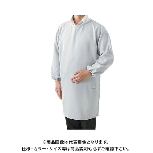 【メーカー名】 ●ホーザン（株） 【特長】 ●上着のみで着脱しやすいエプロンタイプ。 ●男女問わず、幅広いサイズに1枚で対応。 ●腹部にあるホックから接地することで、電気的に接地可能な衣類として使用可能。 【仕様】 ■身幅：56cm ■着丈...