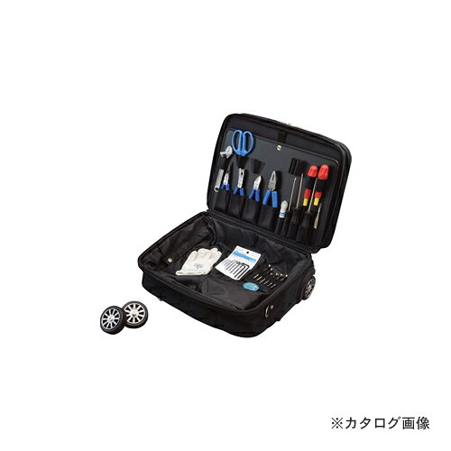 【メーカー名】 ●ホーザン（株） 【特長】 ●出張メンテナンスなど、荷物の持ち運びが多い方に。 ●キャスターバッグ採用で、持ち運びの負担が軽減します。 ●機器の修理・メンテナンスに使う工具を厳選しました。 【仕様】 ●重量：5.8kg ●入...