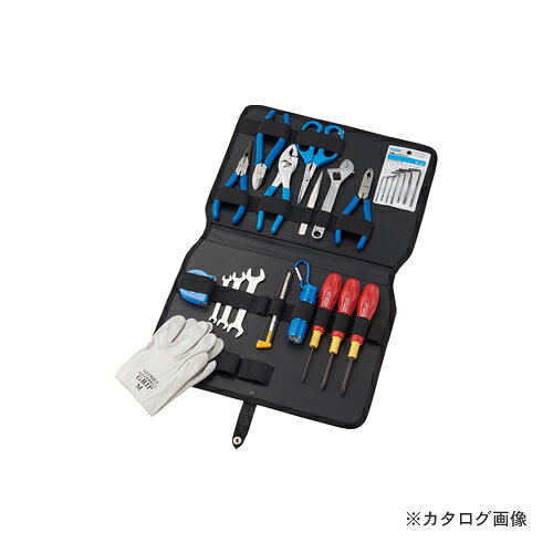 【メーカー名】 ●ホーザン（株） 【特長】 ●使い勝手の良いトートバッグの工具セット。 ●工具以外の持ち物もまとめて持ち運べます。 ●簡単な修理・メンテナンスに対応する基本工具をセット。 【仕様】 ●重量：2.6kg ●入組数：24点 ●容...
