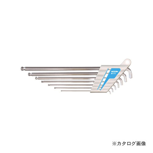 【メーカー名】 ●ホーザン（株） 【特長】 ●狭い所にも入りやすい首下ショートタイプ7本組。 ●よじれが少なくトルクがかかりやすい。 ●素材は厳選された特殊合金鋼で、表面はハードクロムメッキ仕上げ。 ●最大20度の角度まで傾けて使用可能。 ...