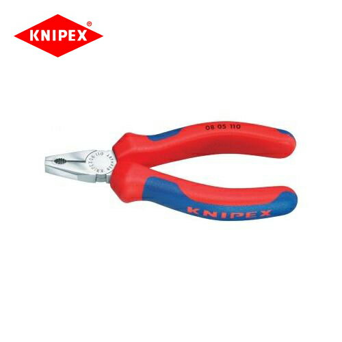 【メーカー】 ●KNIPEX社 【特長】 ●プロ・アマを問わずご使用頂ける小型ペンチ。 ●つかみ面は板やパイプに対応する形状で、幅広い用途で使用できます。 ●サイドカッターでは軟線・硬線を切断することができます。 ●入念な焼入れ処理が施され...