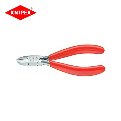 【メーカー】 ●KNIPEX社 【特長】 ●極めて精密なエレクトロニクス関連、精密機器関連の切断作業に最適な高精度のニッパー。 ●ジョイント部は精密な3枚合わせ（ボックスジョイント） ●抵抗感の少ないダブルオープンスプリング付きですので、繰...