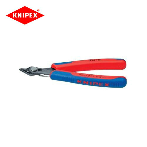 【メーカー】 ●KNIPEX社 【特長】 ●極めて精密なエレクトロニクス関連、精密機器関連の切断作業に最適な高精度のニッパー。 ●刃はまっすぐで切断面がフラットに仕上がります ●先端は精密に仕上げられており、密集したワイヤーも直径0．2mm...