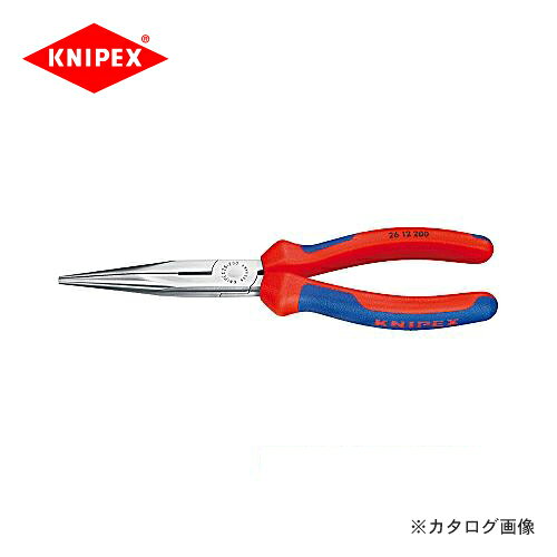 【メーカー】 ●KNIPEX社 【特長】 ●ヘッドは頑丈で、しかも精密に作られています。 ●ヘッドはロングタイプで、先端形状は半丸型 ●つかみ面には滑り止めの横スジが入っています。 ●入念な焼入れ処理が施されたカッター部の硬度は約HRC61...