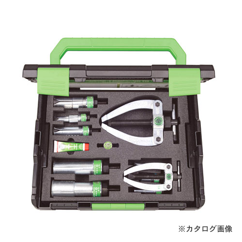 ※画像はイメージになります、商品説明をご確認下さい。 【特長】 ●内抜きエキストラクターと支えアームのセット。 ●ベアリングの内抜き作業はこれが有ればOKです 【仕様】 ●セット内容：21-00、21-02、21-2、22-1 ●ベアリング...