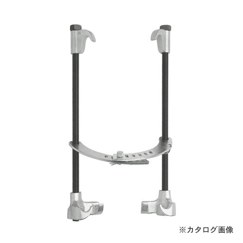 ※画像はイメージになります、商品説明をご確認下さい。 【特長】 ●この安全性の高いユニバーサルコイルスプリングコンプレッサーは 　 スペースの限られた所でも、扱い易さと、調整可能なコネクトプレートのおかげで 　 直径110〜180mmまでの...