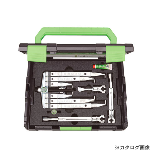※画像はイメージになります、商品説明をご確認下さい。 【特長】 ●プーリーやギアホイール、ボールベアリング等を 　 強力に、しかも傷めることなく引き抜くことができます。 ●3サイズのアームと2本掛け・3本掛け用のショルダーが付属します。 ●...