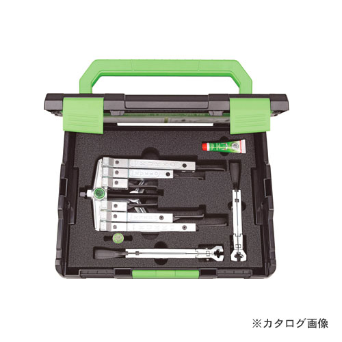 ※画像はイメージになります、商品説明をご確認下さい。 【特長】 ●プーリーやギアホイール、ボールベアリング等を 　 強力に、しかも傷めることなく引き抜くことができます。 ●3サイズのアームと2本掛け・3本掛け用のショルダーが付属します。 ●...