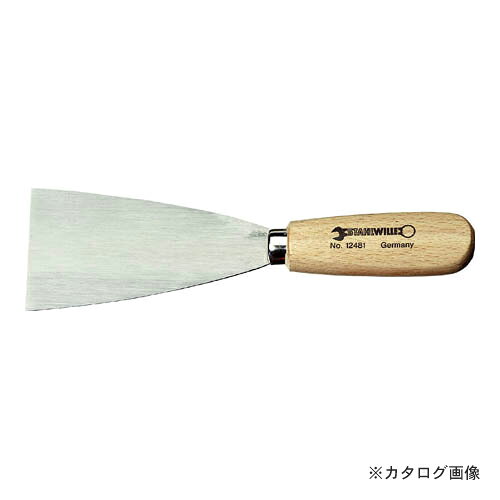 【メーカー】 ●Stahlwille (スタビレー) 【特長】 ●刃幅の広いスクレーパー。 ●木製のハンドルを採用。 【仕様】 ●全長(mm) 212 ●刃幅(mm) 60 ●質量(g)：65