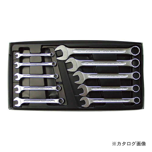 【メーカー】 ●Stahlwille (スタビレー) 【特長】 ●軽さと剛性感を両立するI型ボディー。 ●AS-drive（面接触）。 ●メガネ部オフセット15° ●ショートタイプ。 【仕様】 ●セット内容：コンビネーションレンチ1/4・5...