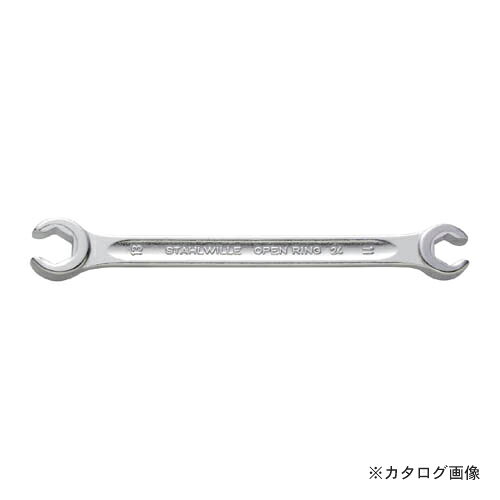【メーカー】 ●Stahlwille (スタビレー) 【特長】 ●袋ナットを締めるのに最適です。 ●車輌ブレーキ周りの整備には欲しい工具です。 ●オフセット角：10° ●6角タイプ。 【仕様】 ●サイズ(”)：1/2x9/16 ●全長(L；...