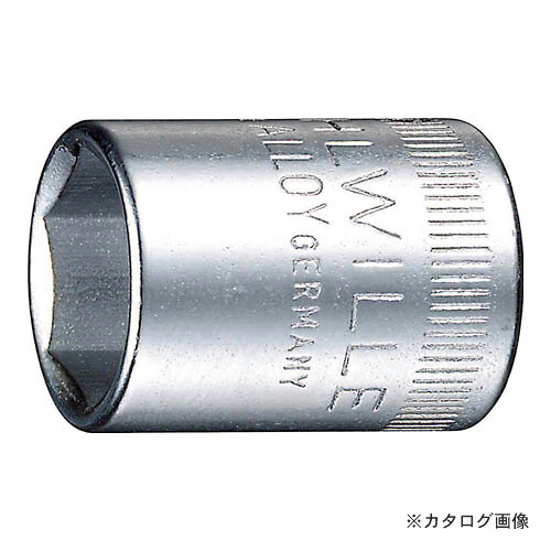 【メーカー】 ●Stahlwille (スタビレー) 【特長】 ●AS-drive（面接触）で、より高品質なHPQシリーズの1／4”SQソケット。 ●6角タイプ。 【仕様】 ●サイズ(mm)：3/16 ●全長(mm)：23 ●ソケット部外径...