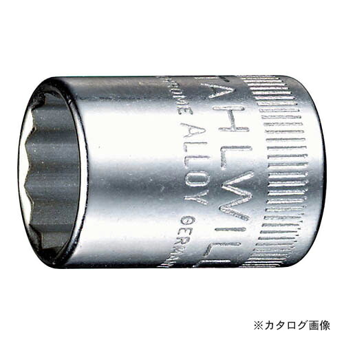 【メーカー】 ●Stahlwille (スタビレー) 【特長】 ●AS-drive（面接触）で、より高品質なHPQシリーズの1／4”SQソケット。 ●12角タイプ。 【仕様】 ●サイズ(”)：5/32 ●全長(L；mm)：23 ●ソケット部...