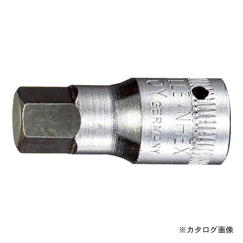 【メーカー】 ●Stahlwille (スタビレー) 【特長】 ●軸長の短い六角ビットソケット。 【仕様】 ●サイズ(mm)：5 ●全長(L1；mm)：28 ●ソケット部外径(d；mm)：11.6 ●質量(g)：10
