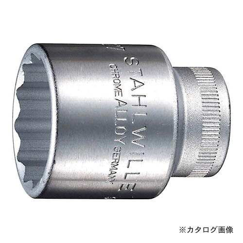 【メーカー】 ●Stahlwille (スタビレー) 【特長】 ●AS-drive（面接触）で、より高品質なHPQシリーズの1／2”SQディープソケット。 ●12角タイプ。 【仕様】 ●サイズ(mm)：17 ●全長(L；mm)：38 ●ソケ...