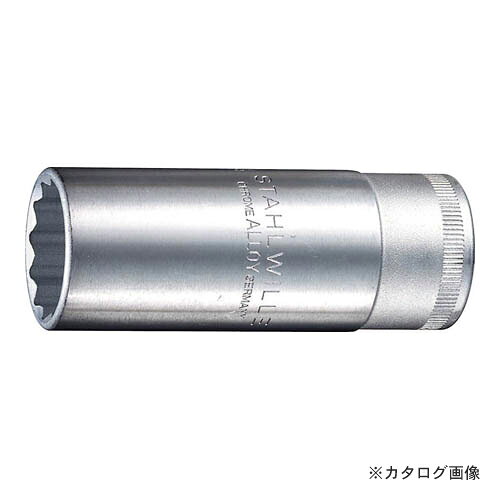 【メーカー】 ●Stahlwille (スタビレー) 【特長】 ●AS-drive（面接触）で、より高品質なHPQシリーズの1／2”SQディープソケット。 【仕様】 ●サイズ(mm)：27 ●全長(L；mm)：83 ●ソケット部外径(d1；...